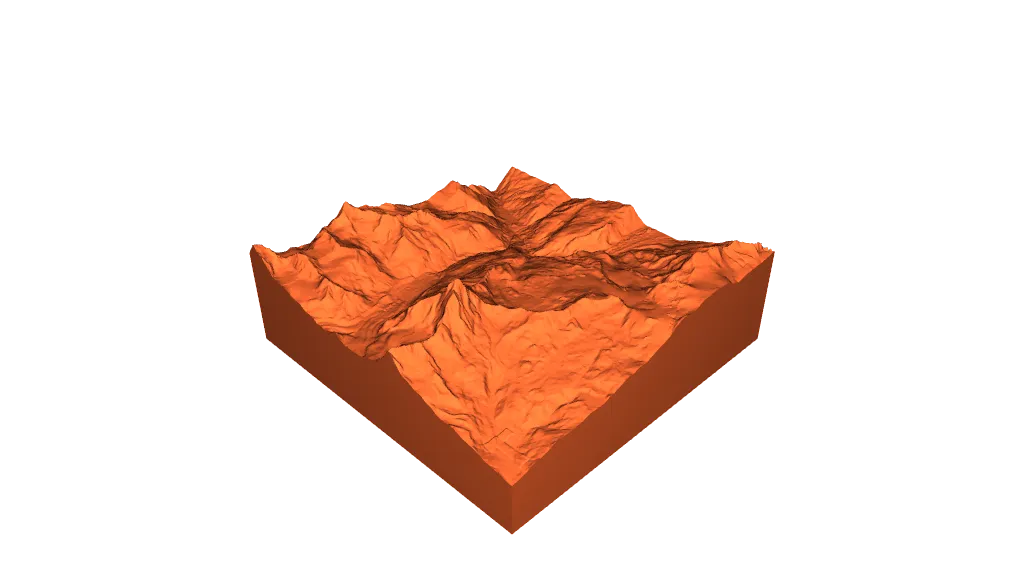 Mont Blanc, Eiger, Matterhorn, Monte Rosa 3D Maps by TinyMtn | Download ...
