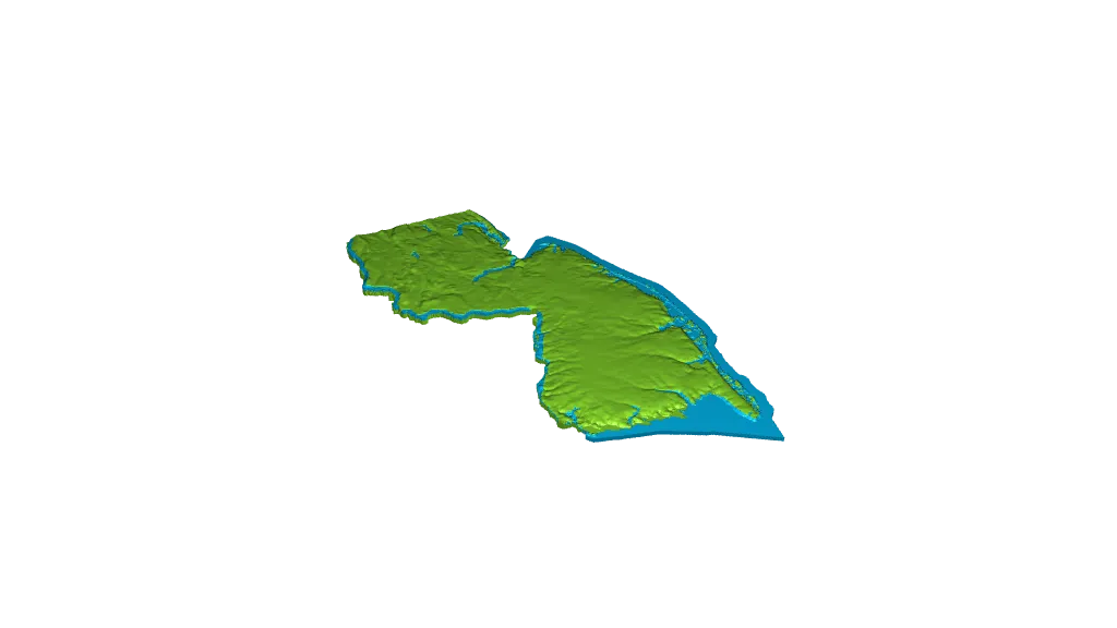 New Jersey, USA (NJ) Topographic Map with Rivers by ansonl | Download ...