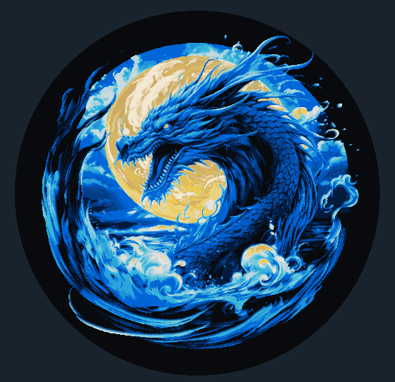 Sapphire Dragon HueForge Filament Painting by Matthew Johnson ...