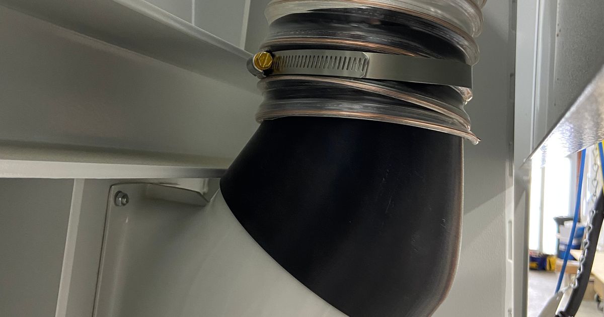 HOLZ-HER EVOLUTION 7405 CNC - rear center 140mm port dust adapter by ...