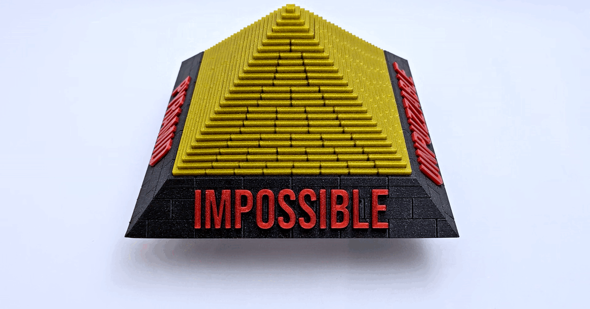 Impossible Unpuzzable Puzzle Pyramid by goodjobswe | Download free STL ...