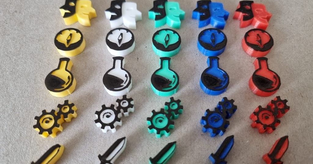 Tapestry Player Tokens by Fabmaszter | Download free STL model ...