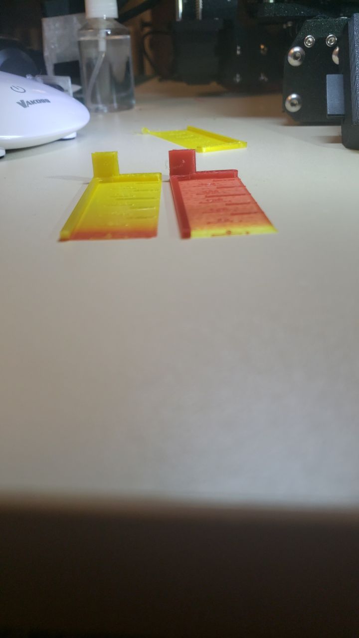 Easy peel MMU filament purge calibration print by Ro3Deee | Download ...
