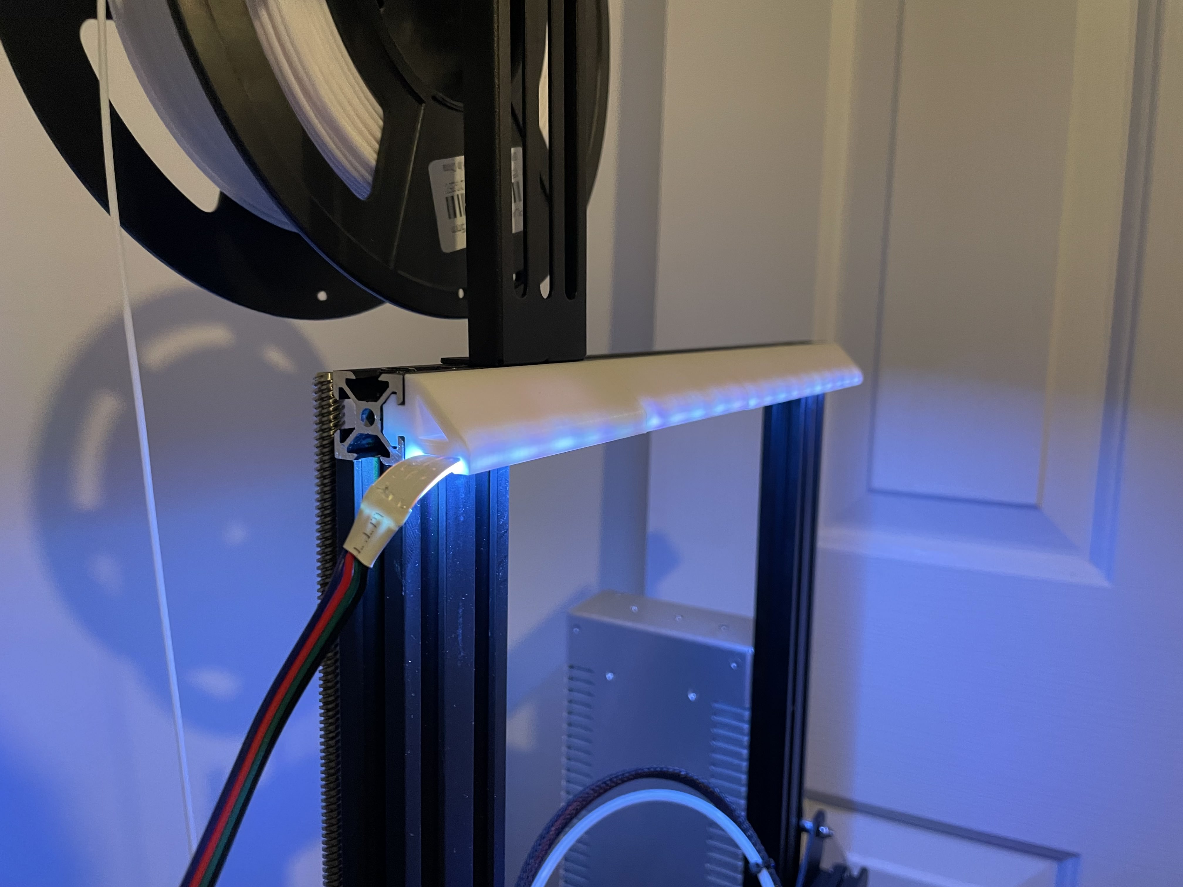 Low-Profile LED Light Bar for Ender 3 by Val Cohere | Download free STL ...