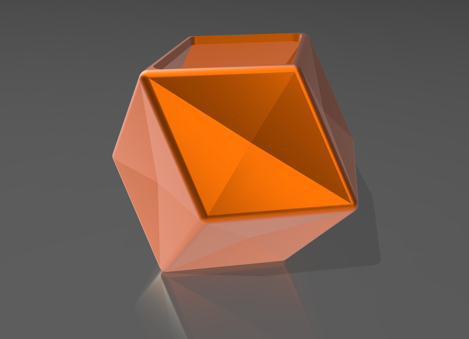 Rhombic Dodecahedron Planter by Jack | Download free STL model ...