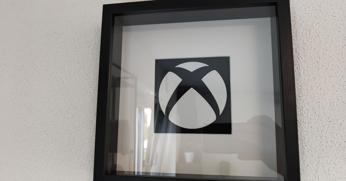 XBOX ONE Logo art for IKEA SANNAHED by Jimmi from DivinePrint | Download free STL model ...