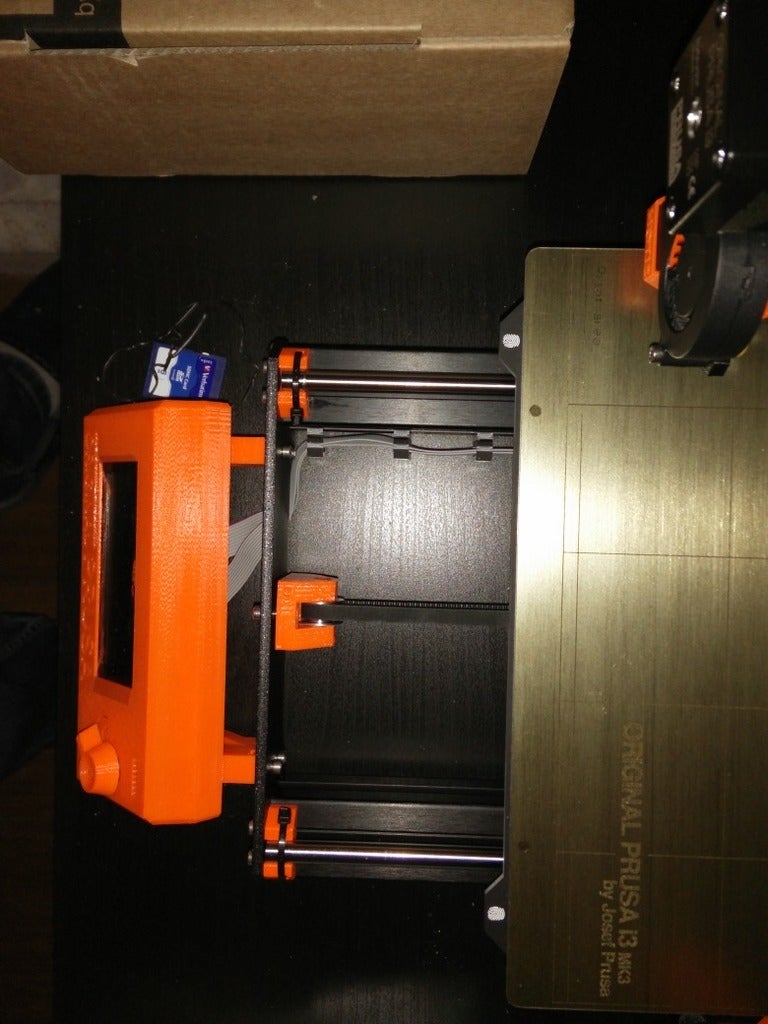 Prusa i3 MK3 / MK3S / MK3S+ LCD flat cable clip by Javier M. G ...