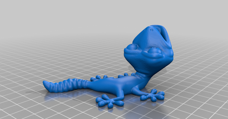 Climbing Gecko Remix (2x 10*6mm hole) by Joy Van Acker | Download free ...