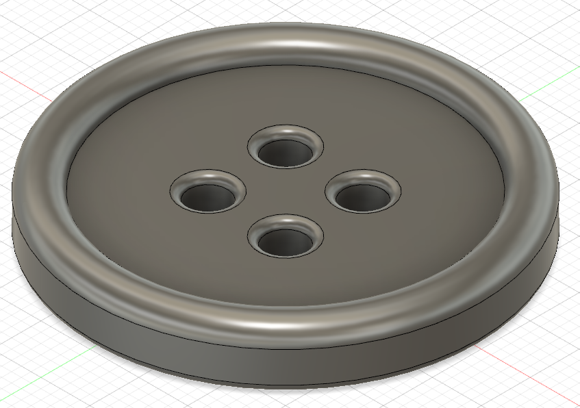 Button 20 mm by gillis | Download free STL model | Printables.com