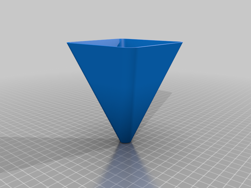 Water funnel squared by Miguel Silveira | Download free STL model ...