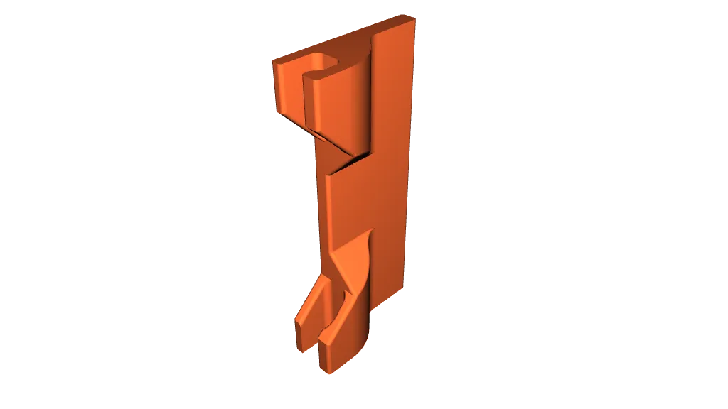 Bambu X1 Carbon Purge Chute Extension by z3d | Download free STL model | Printables.com