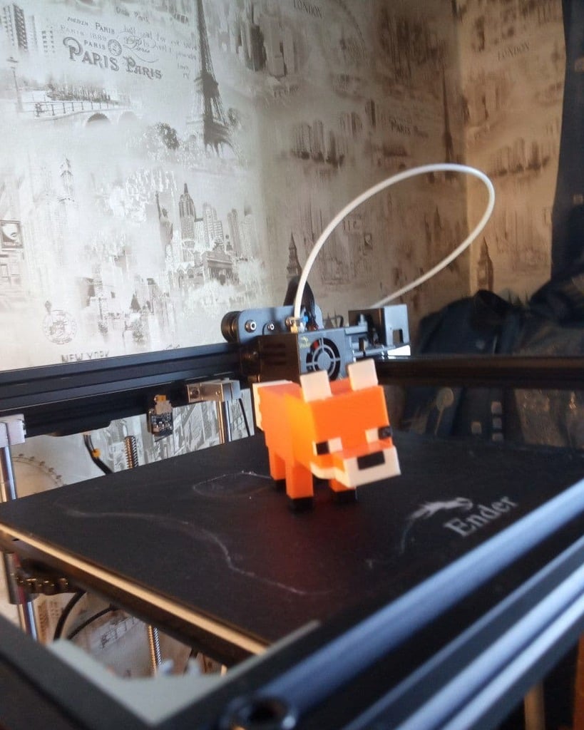 Minecraft Fox by labcat_ | Download free STL model | Printables.com