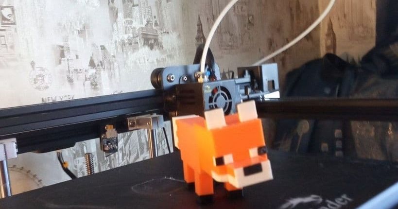 Minecraft Fox by labcat_ | Download free STL model | Printables.com