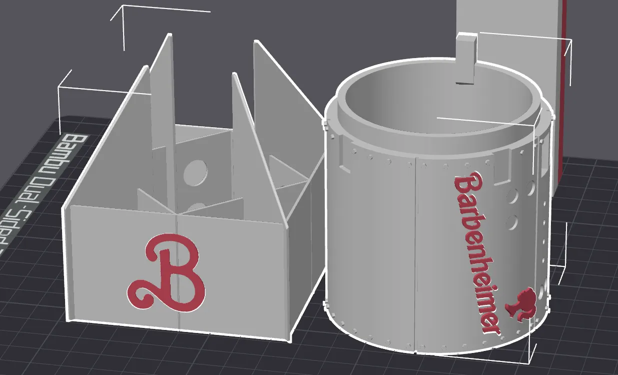 Painted Barbenheimer LB Parts - AMS/MMU by Denver3D | Download free STL model | Printables.com