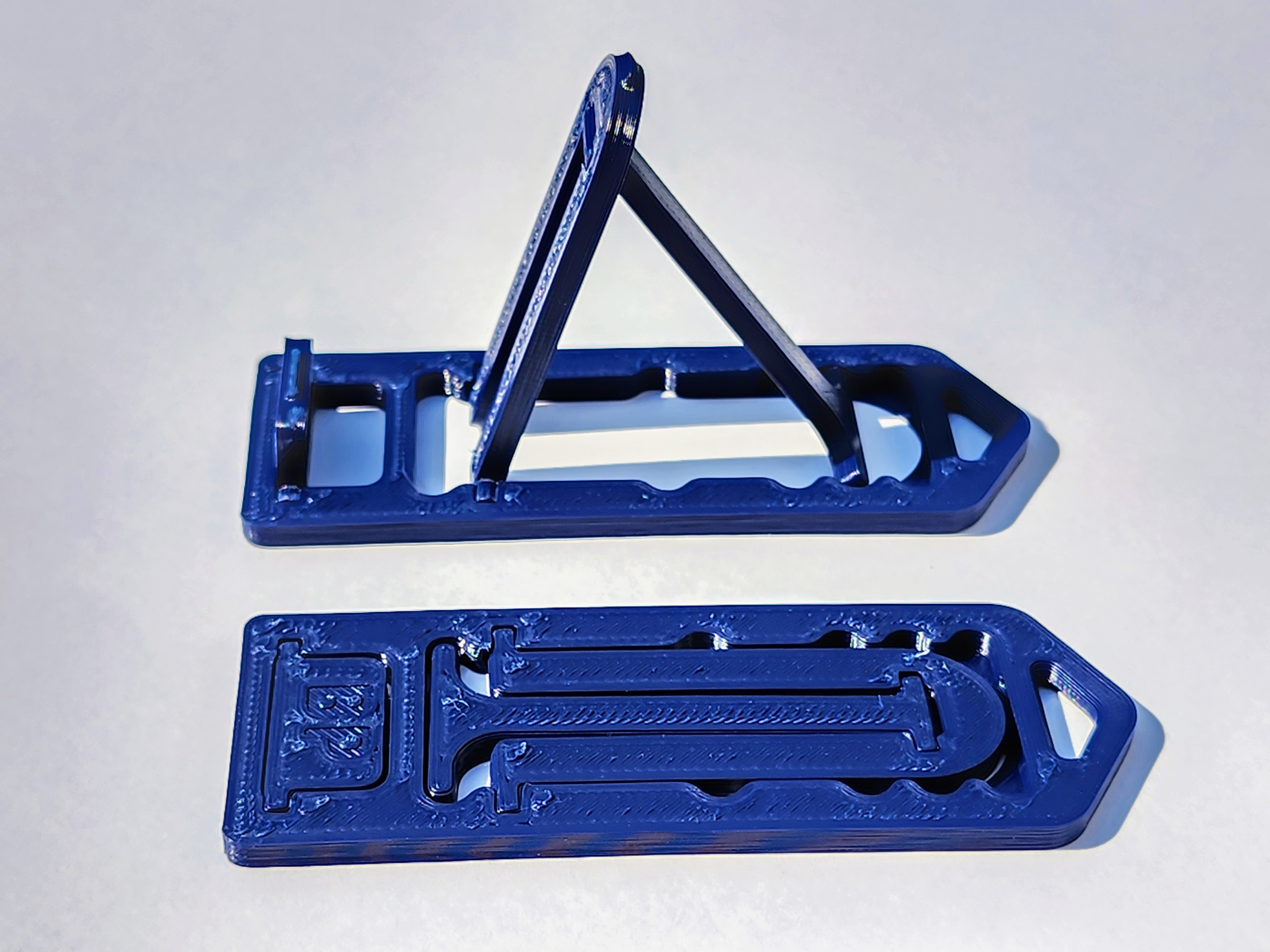 Foldable Phone Stand Keychain by BP | Download free STL model ...