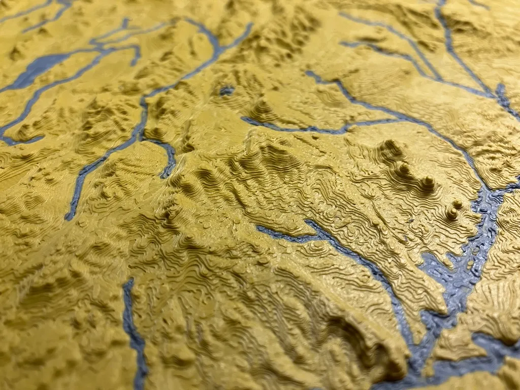 Utah, USA (UT) Topographic Map with Rivers by ansonl | Download free ...