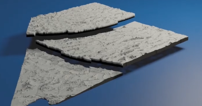 Nevada, USA (NV) Topographic Map with Rivers by ansonl | Download free ...