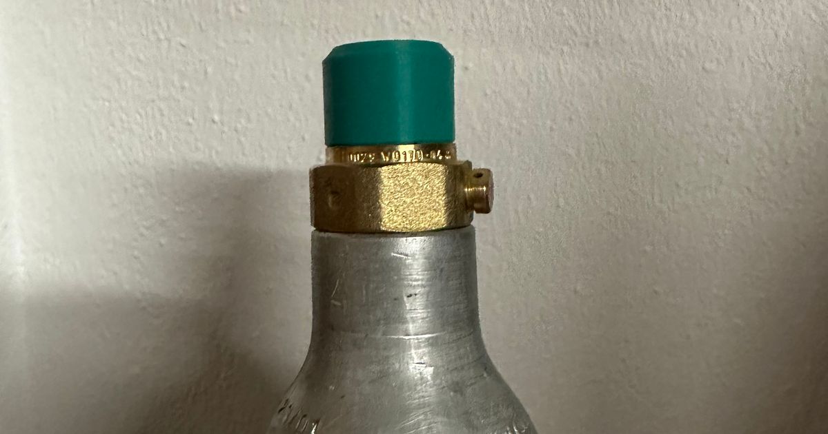 SodaStream C02 Cap with Thread by Fredster | Download free STL model ...