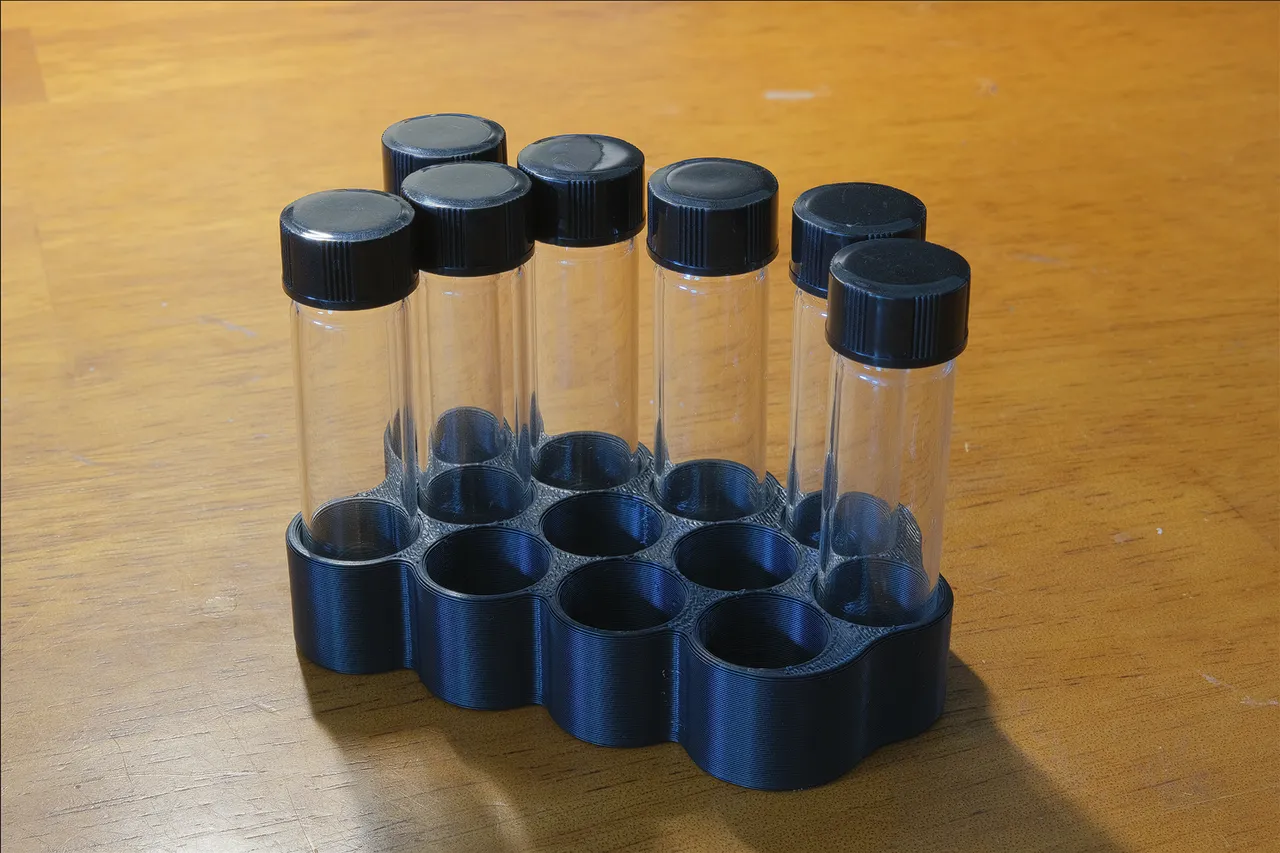 16mm Vial Stand by Neumo | Download free STL model | Printables.com