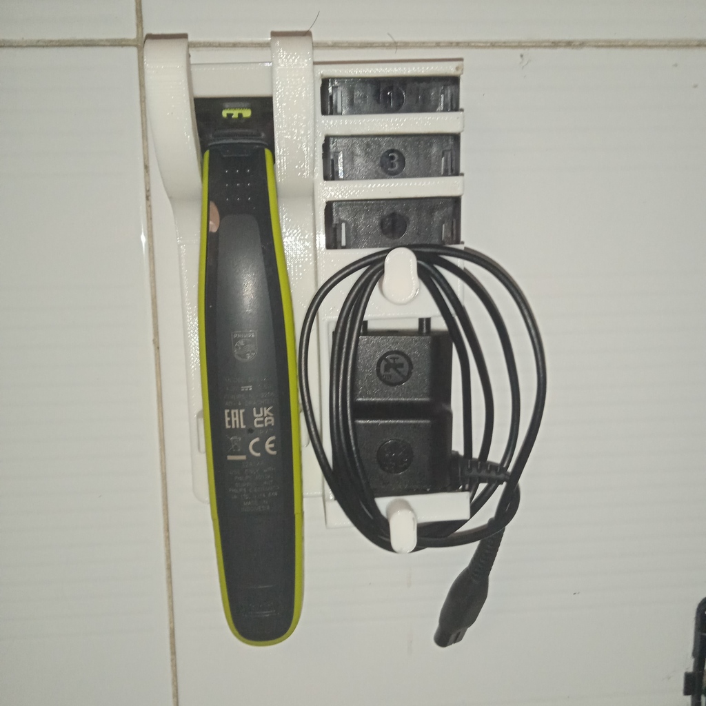 Holder for Philips One Blade electric razor by Max | Download free STL ...
