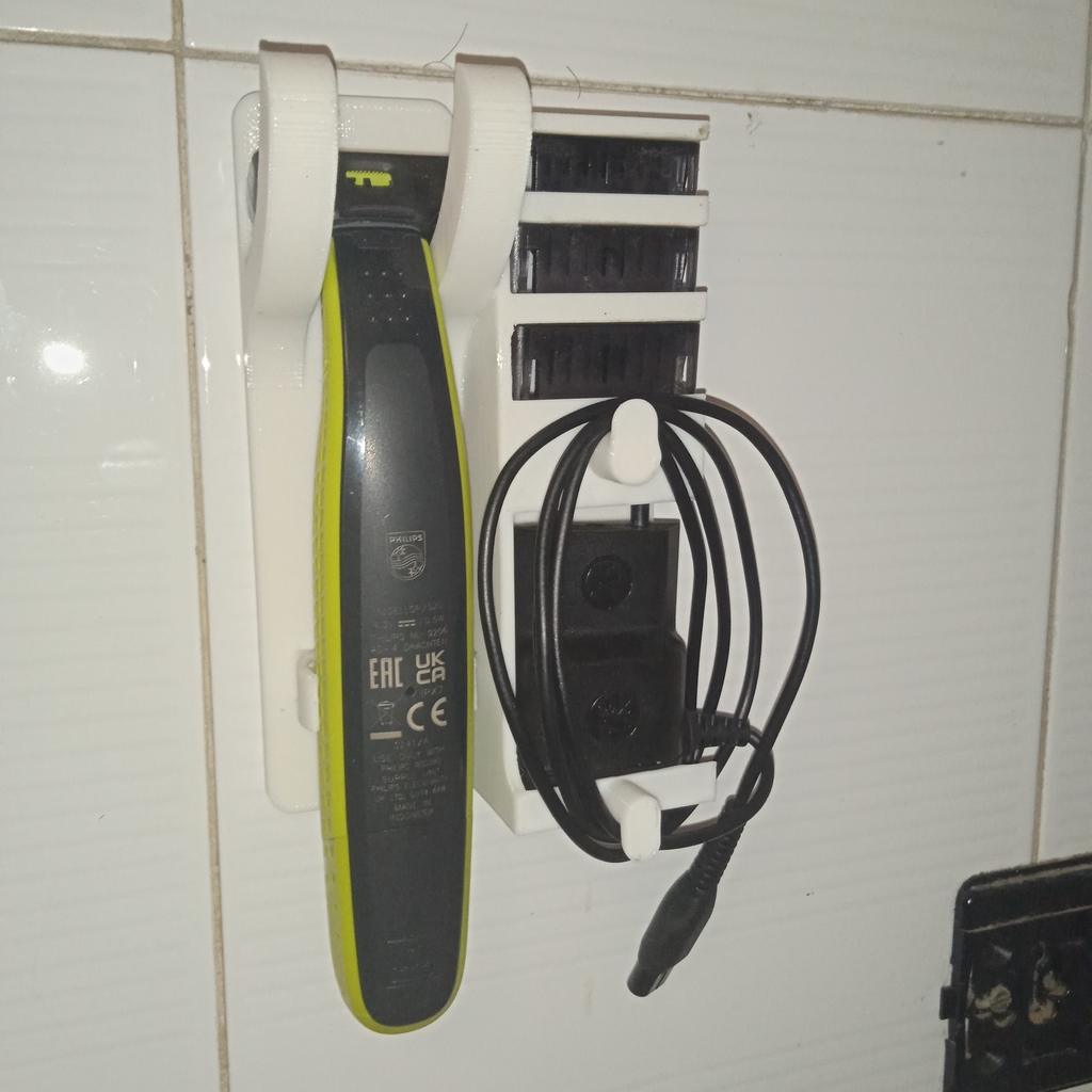 Holder for Philips One Blade electric razor by Max | Download free STL ...