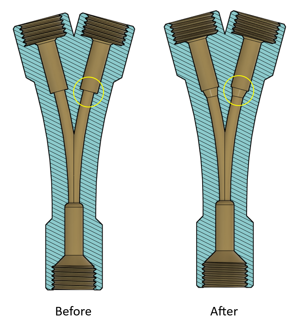 Improved Y-Splitter for the Bambu X1 Carbon AMS par z3d | Téléchargez ...