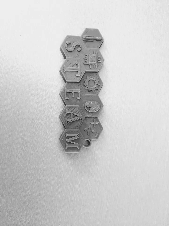 STEAM Logo Keychain by Sauraj Rathod | Download free STL model ...