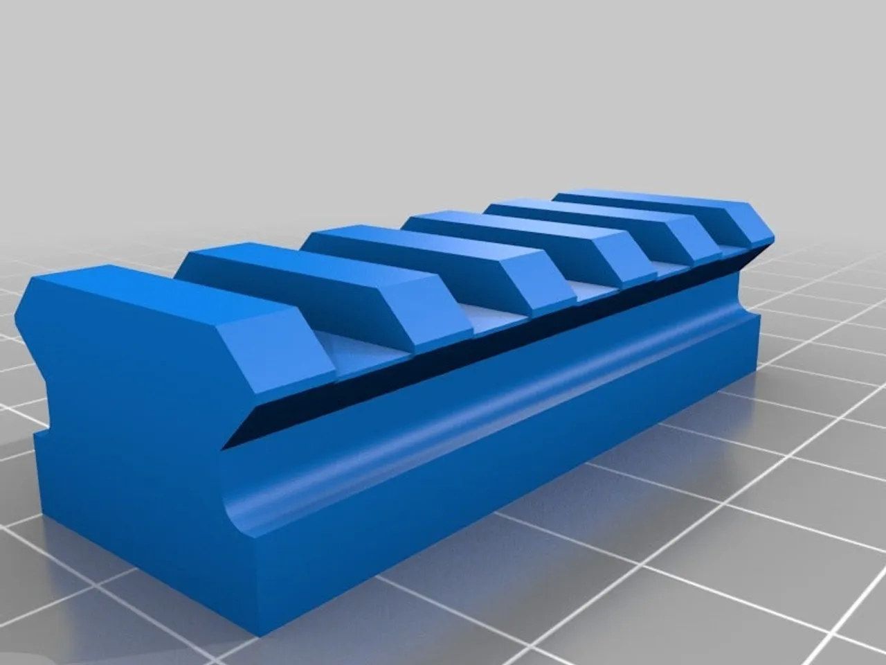 Parametric NATO/Picatinny Rail by Bike Cyclist | Download free STL model | Printables.com