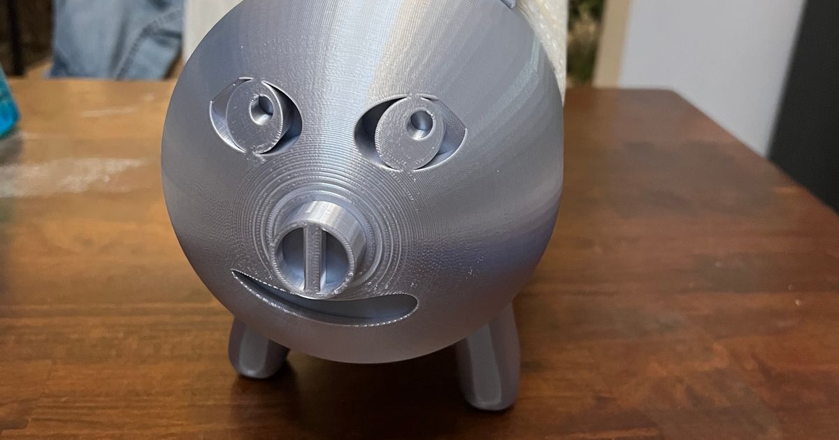 Mr. Oink Paper Towel Holder by James Eagan | Download free STL model ...