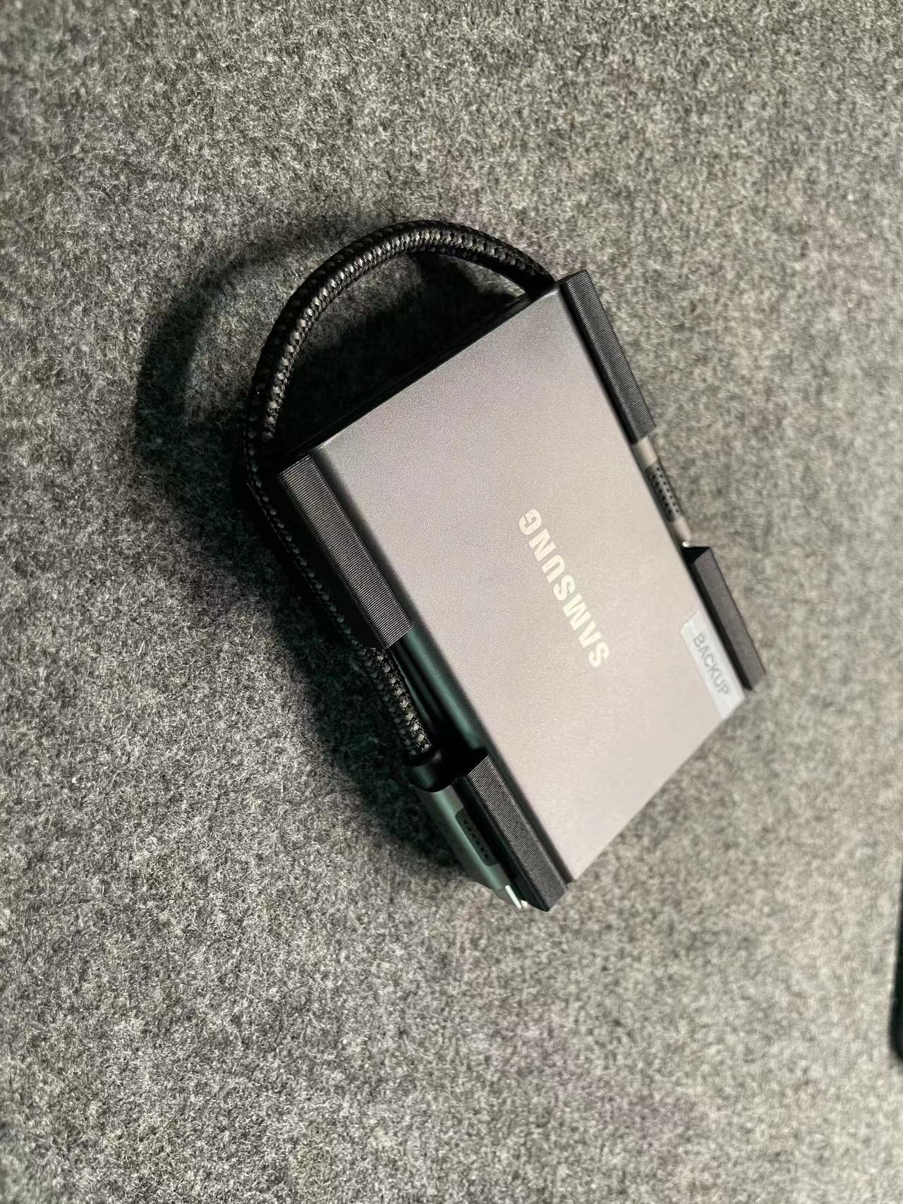 perfect fit Duo Stack Samsung T7 SSD Carrier (with cable) by VegeDoge ...