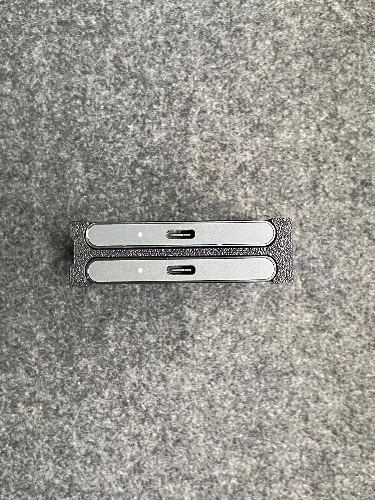 perfect fit Duo Stack Samsung T7 SSD Carrier (with cable) by VegeDoge ...