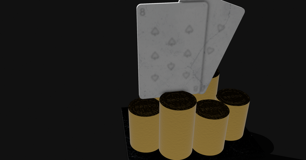 Poker trophy by Maxmilián Wachtel | Download free STL model ...