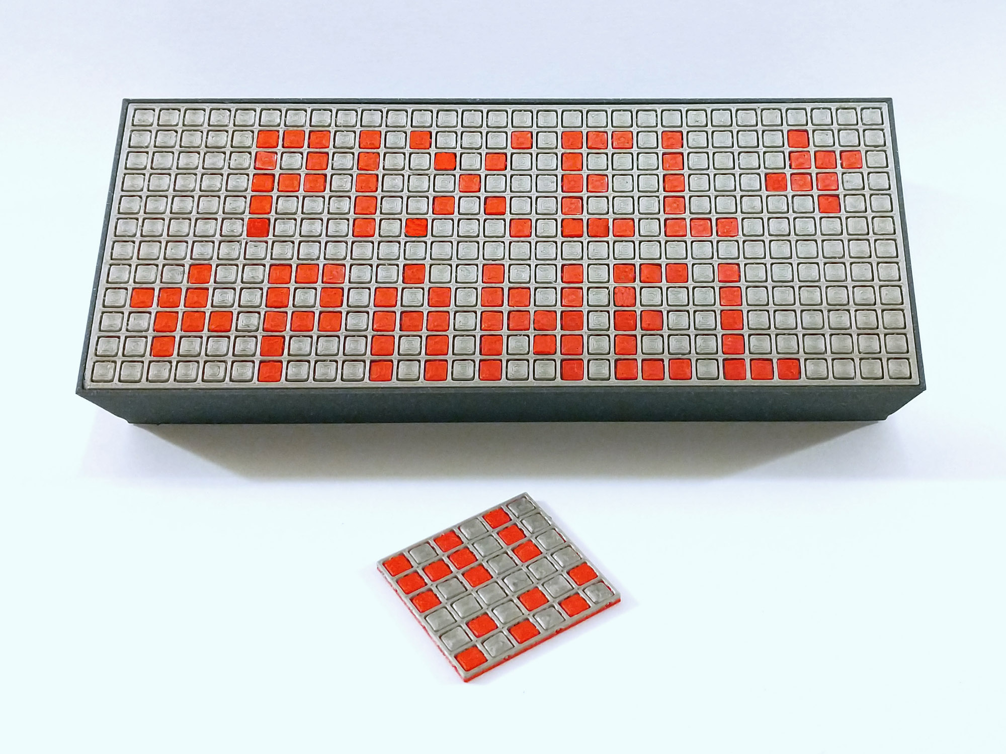 Print-in-Place Pixel Panel by LoboCNC | Download free STL model ...