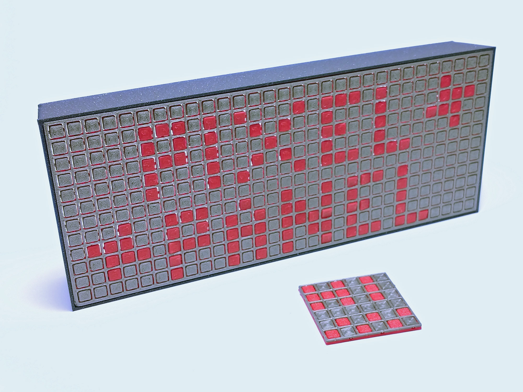 Print-in-Place Pixel Panel by LoboCNC | Download free STL model ...