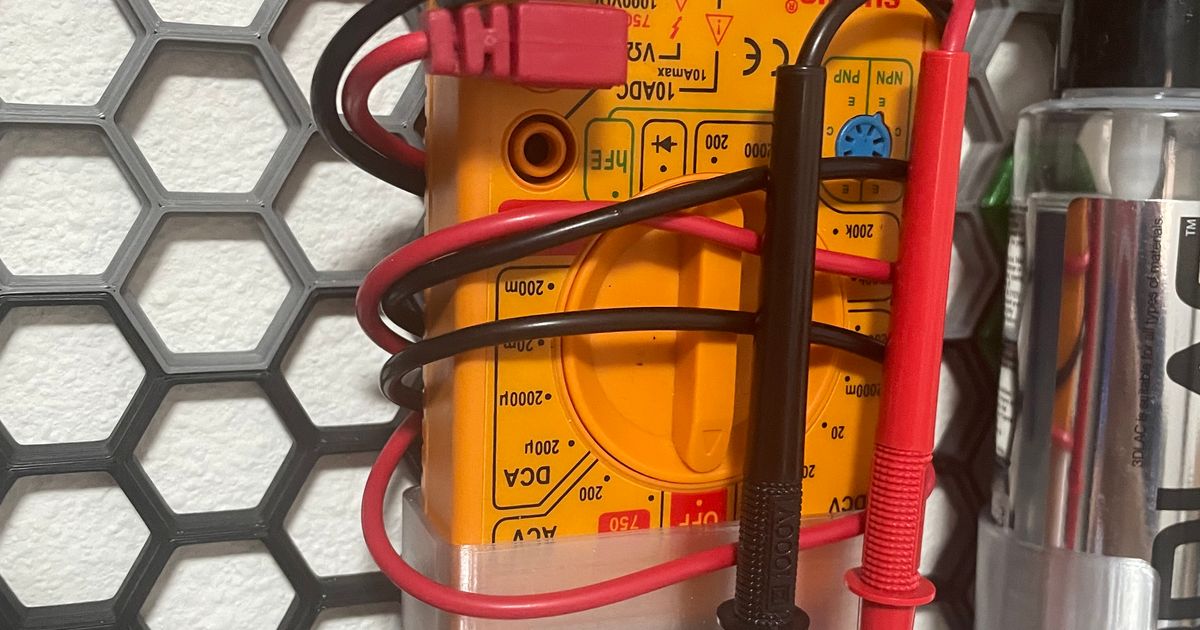Multimeter holder for HSW by Kudeiro | Download free STL model ...