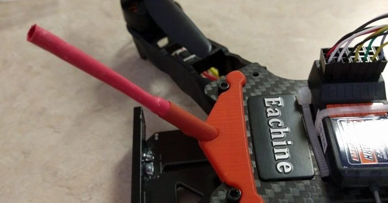 Eachine Racer 250 tx Antenna Bracket by KTM DESIGN | Download free STL model | Printables.com