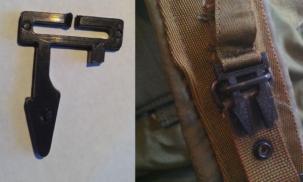 ALICE backpack strap clip replacement by Tea-Rex | Download free STL ...