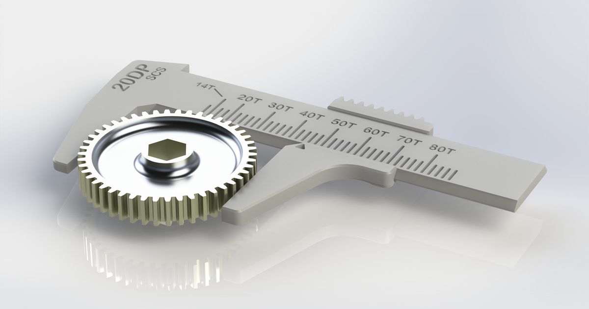 FRC 20DP Gear Tooth Counter by Samir Chaman | Download free STL model ...