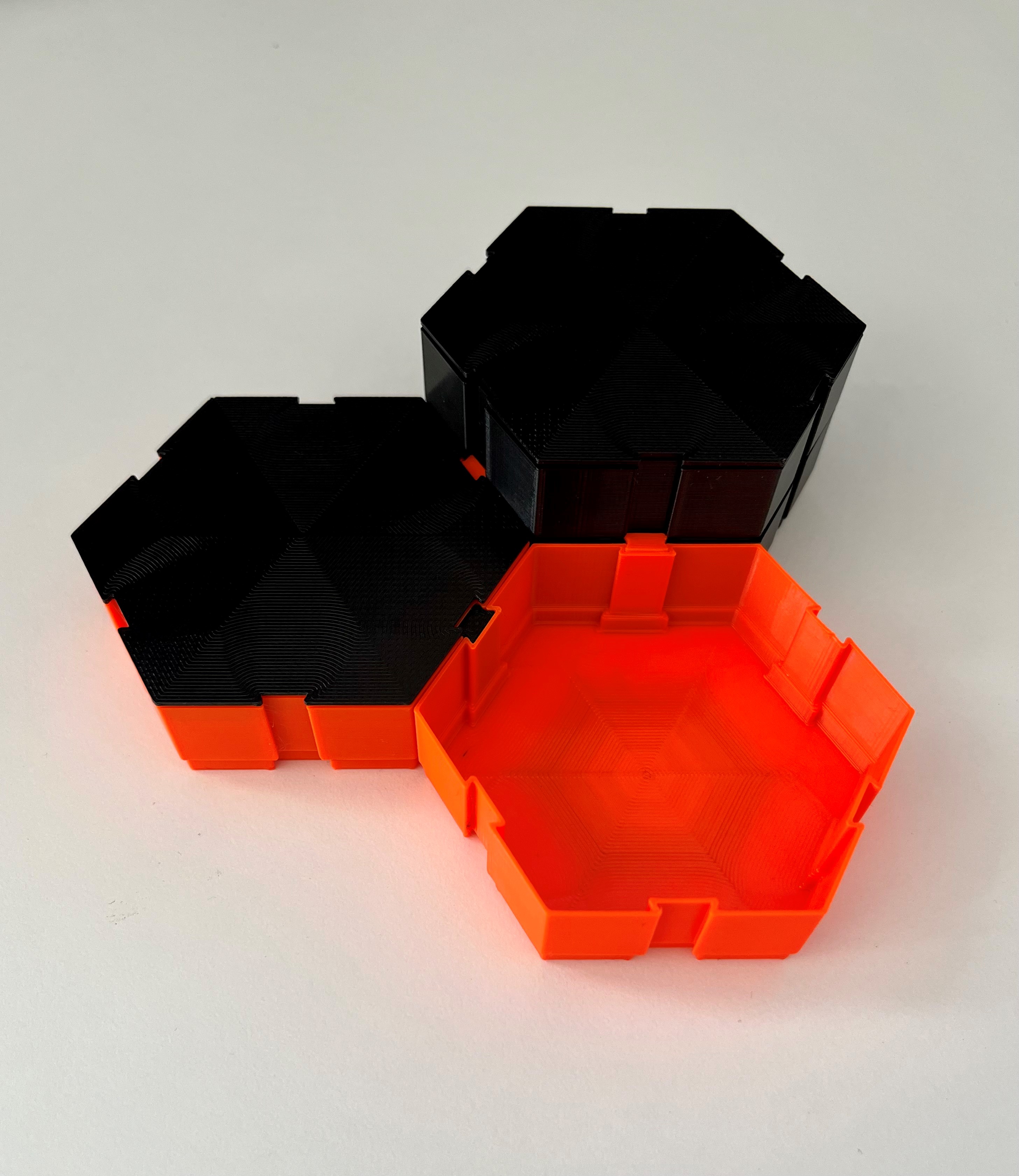 ultimative hexagon tray system by sh4q | Download free STL model ...