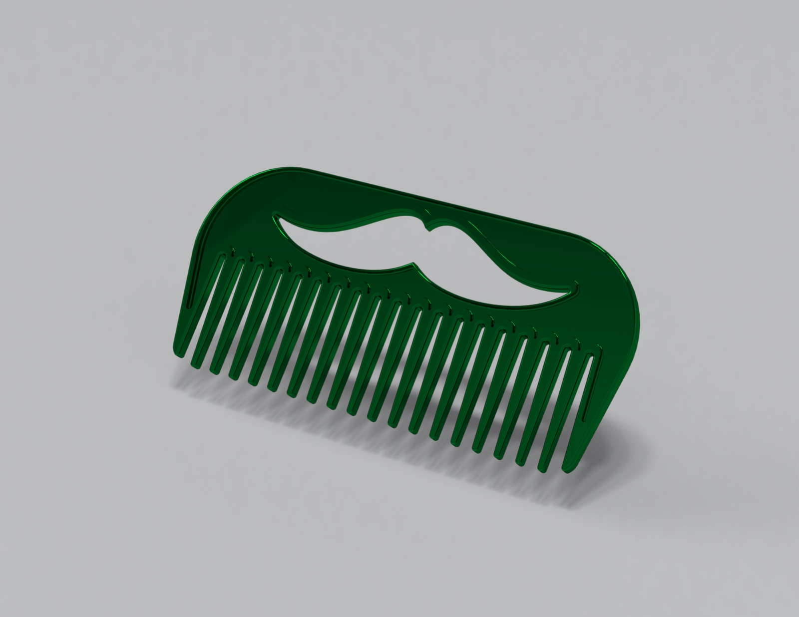 Wide Tooth Hair Comb by slavik kopanov | Download free STL model ...