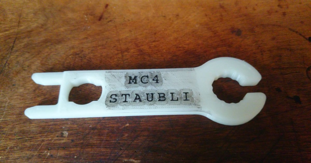 MC4 Tool by randomtools | Download free STL model | Printables.com