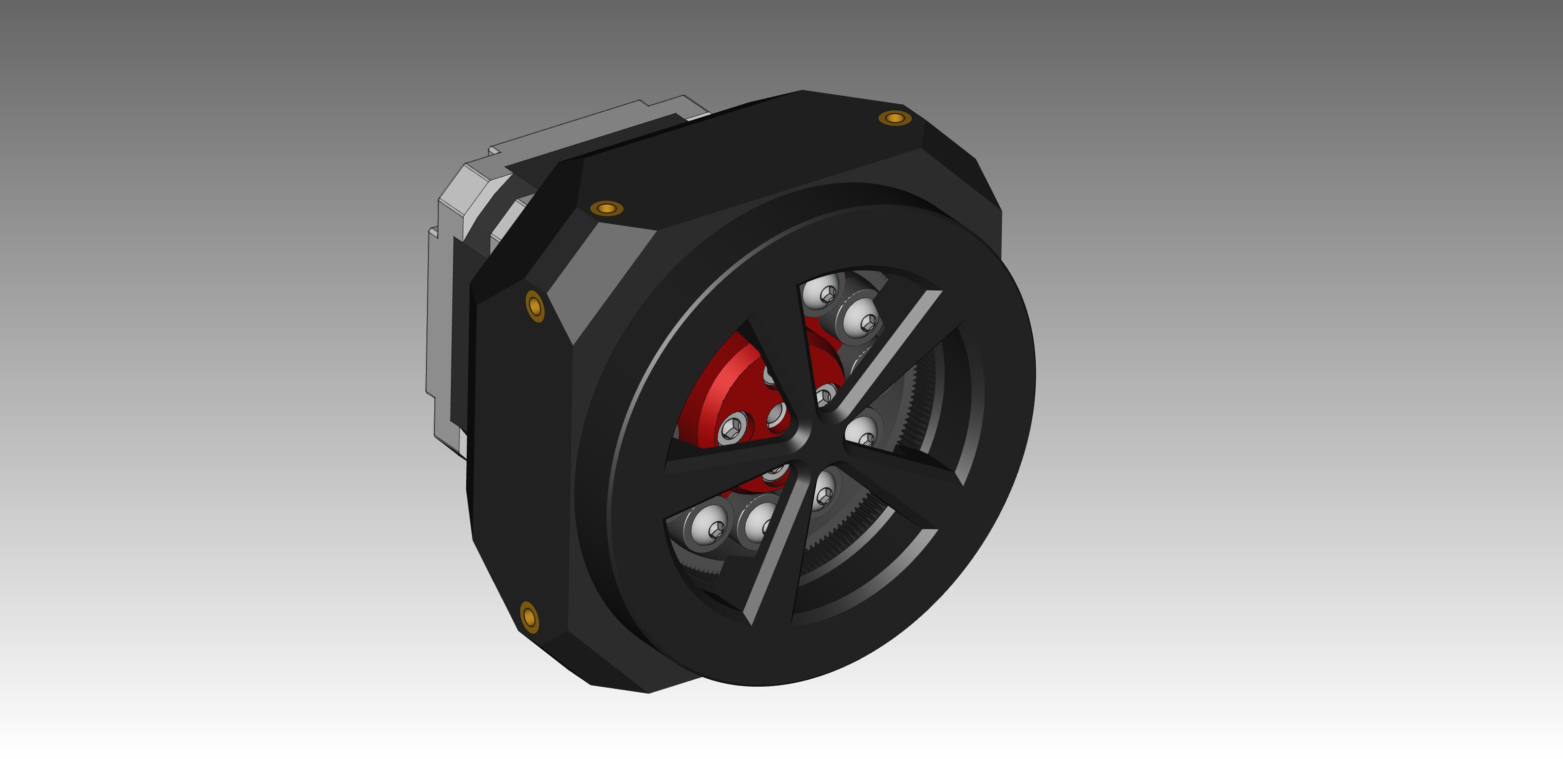 Compact 90:1 Harmonic Drive by Luke | Download free STL model ...
