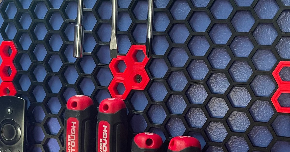 Multiboard Screwdriver Holder Remixed by CodeMakor - MakerWorld