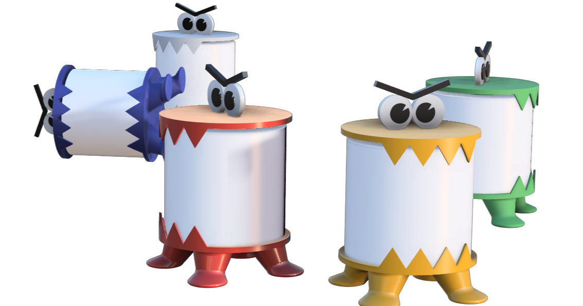 Monster Paper Towel Holder by Xenith 3D | Download free STL model ...