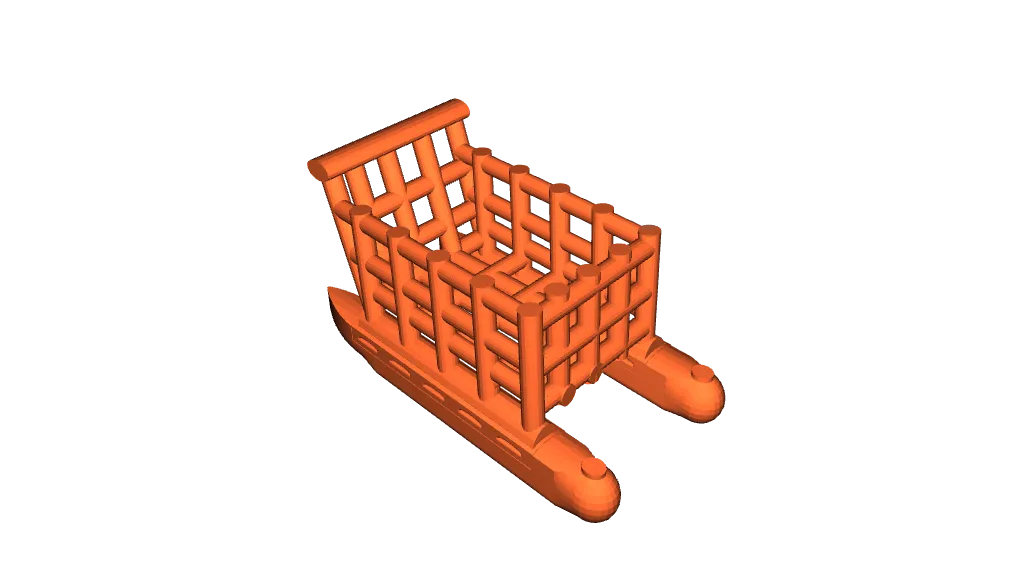 FLoating Shopping Cart by Starman27 | Download free STL model ...