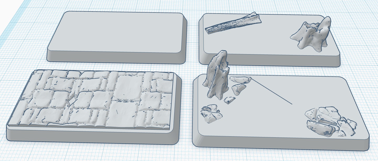 25mmx50mm long bases for Miniatures by Joseph Milligan | Download free ...