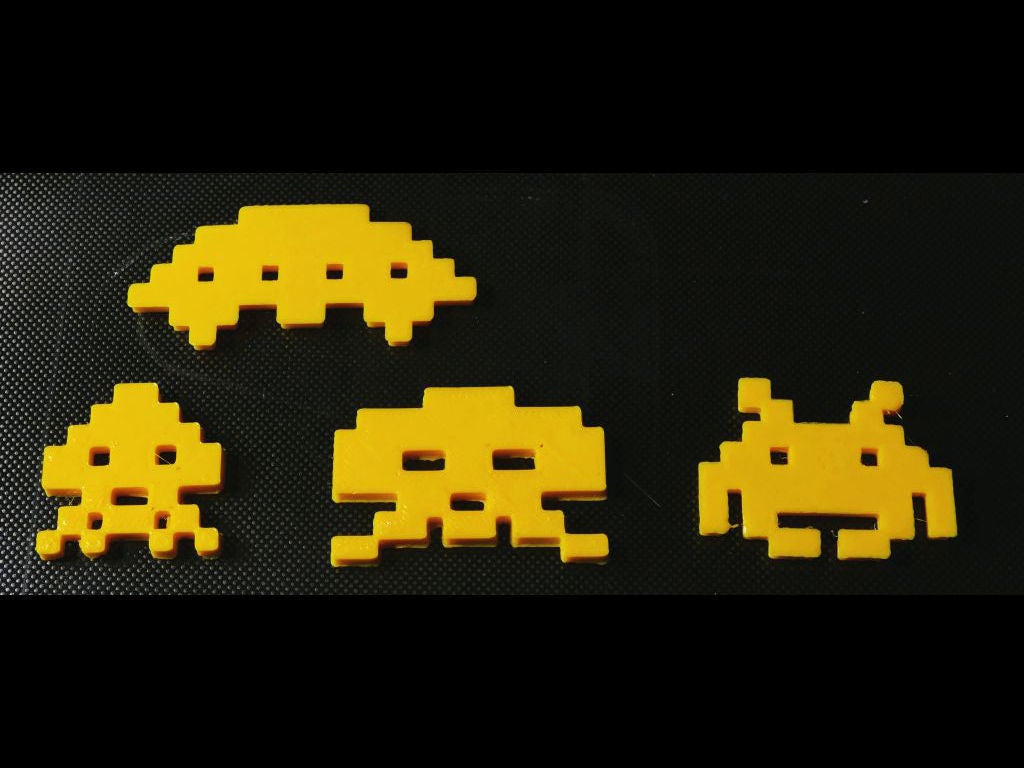 Parametric 8bit Space Invader Ornaments by Bike Cyclist | Download free ...