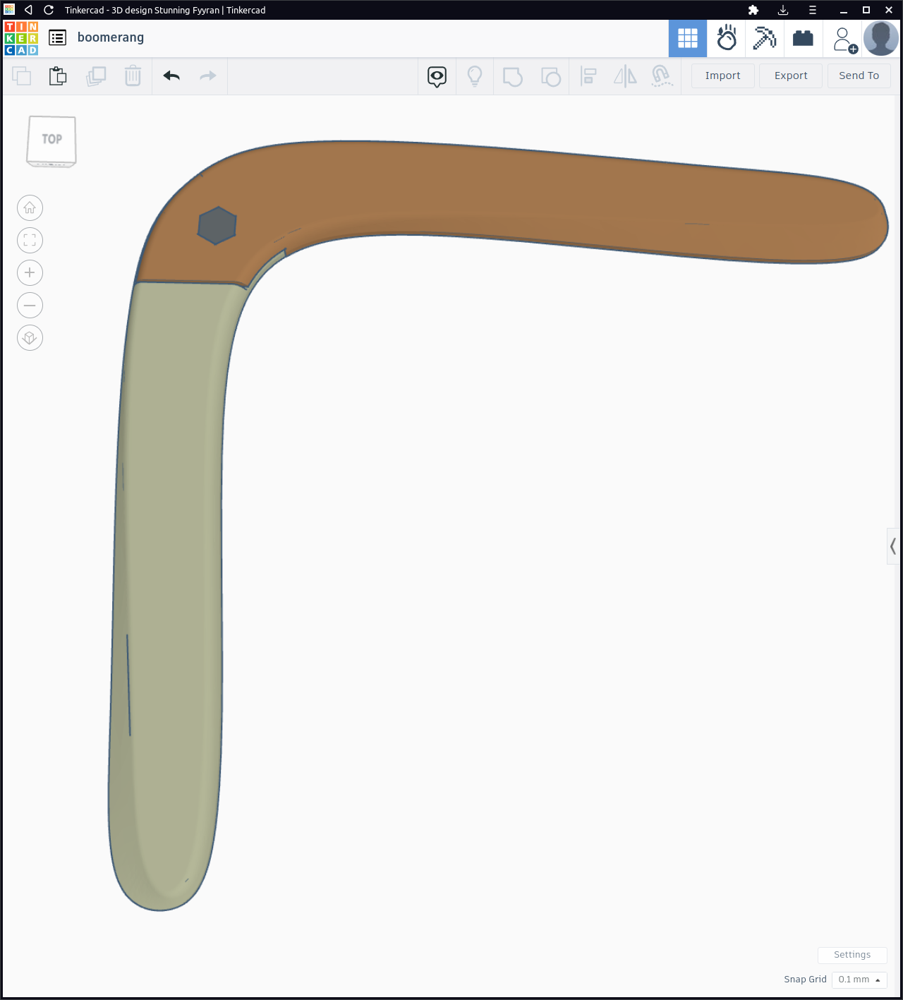 Lap-jointed Boomerang by Jérémy Reeder | Download free STL model ...
