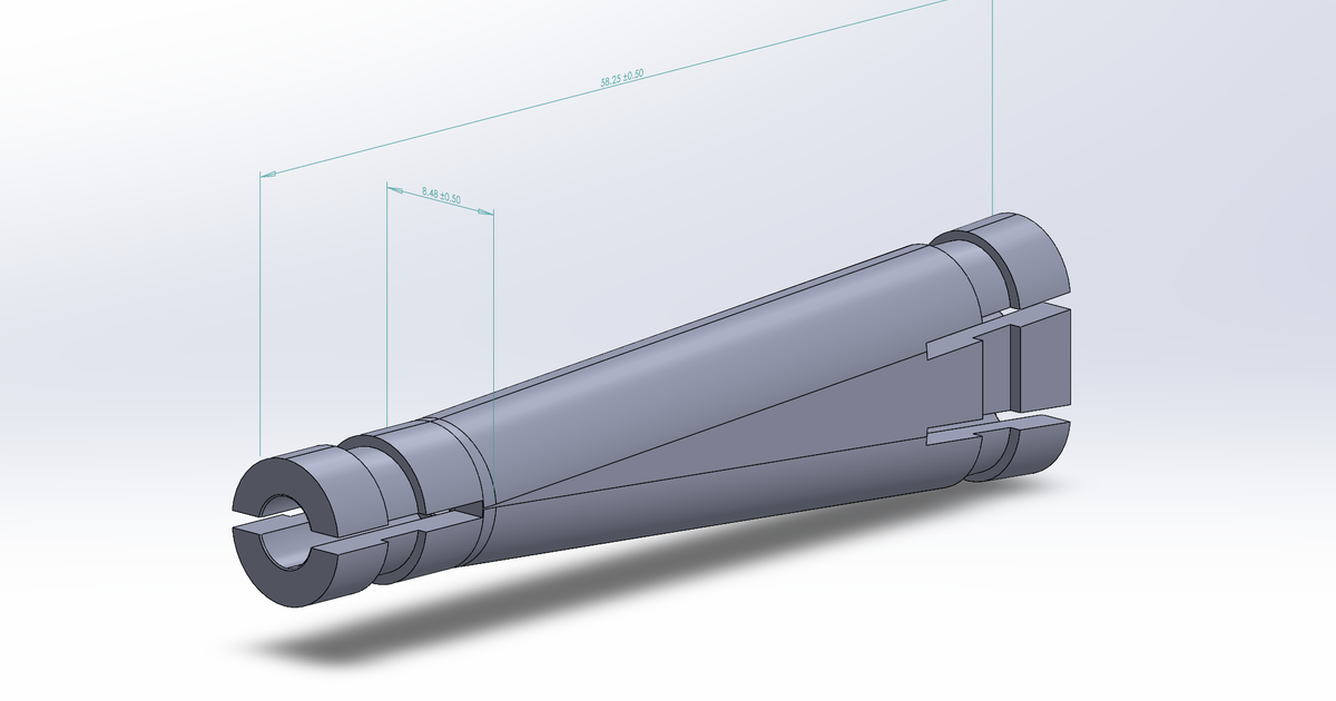 Simple PTFE tube splitter by Jonathan Prt | Download free STL model ...