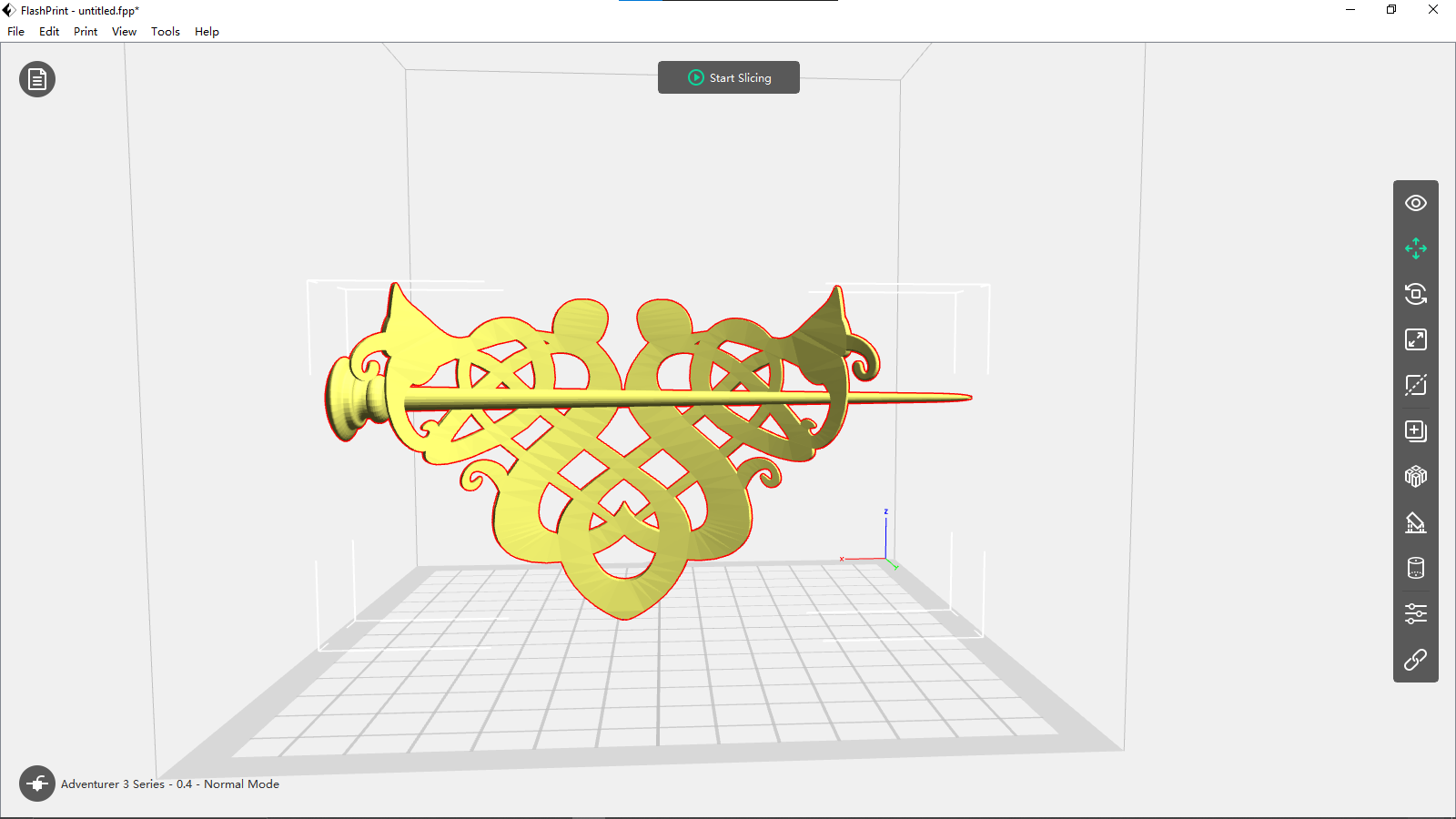 Nordic Hair Pin V2.0 by Andrei Azoitei | Download free STL model | Printables.com
